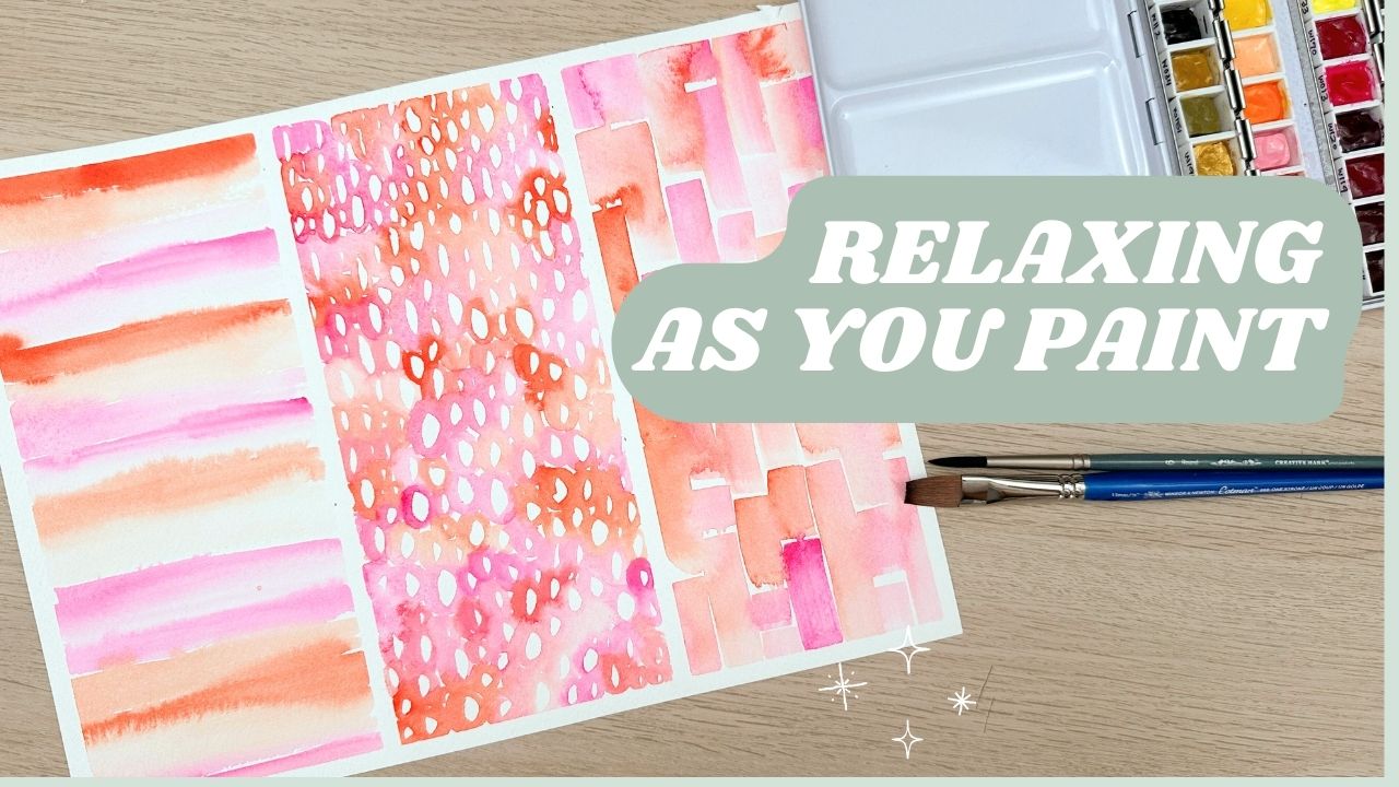 Tips to Paint and Relax with Watercolors - Audrey Ra Design